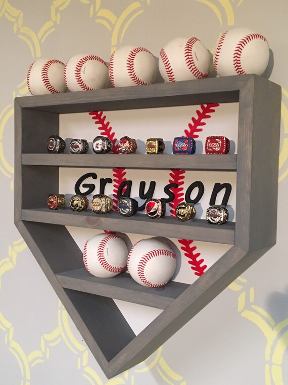 Memorabilia Collectibles Homeplate Ring & Baseball Showcase Art ...