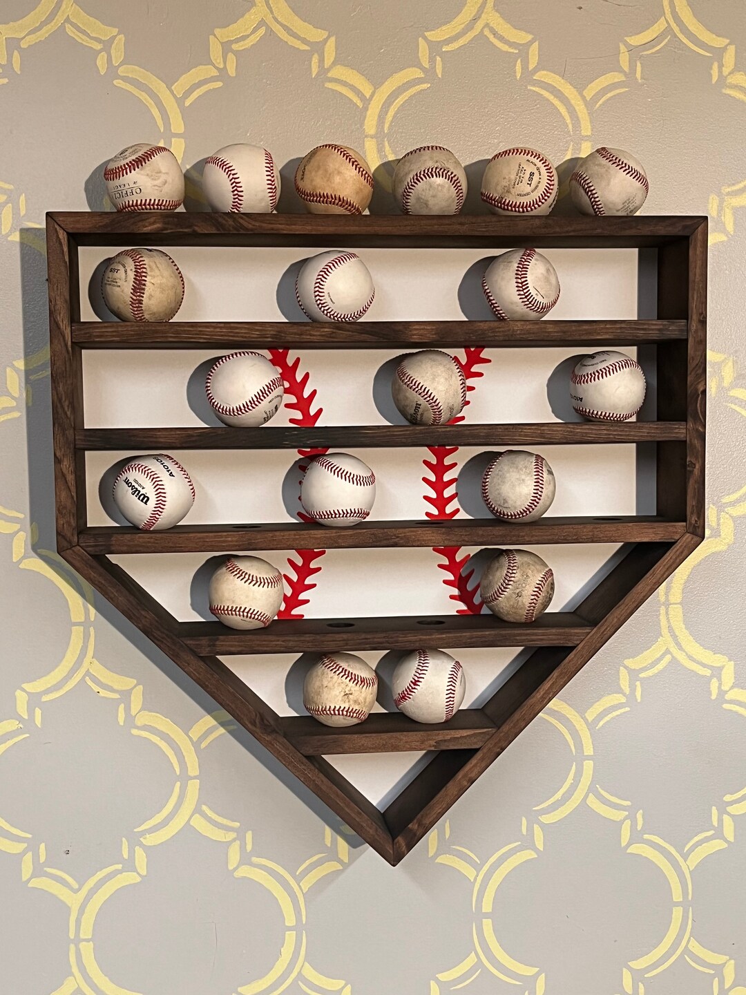 Homeplate Baseball Display (sr2) - Etsy
