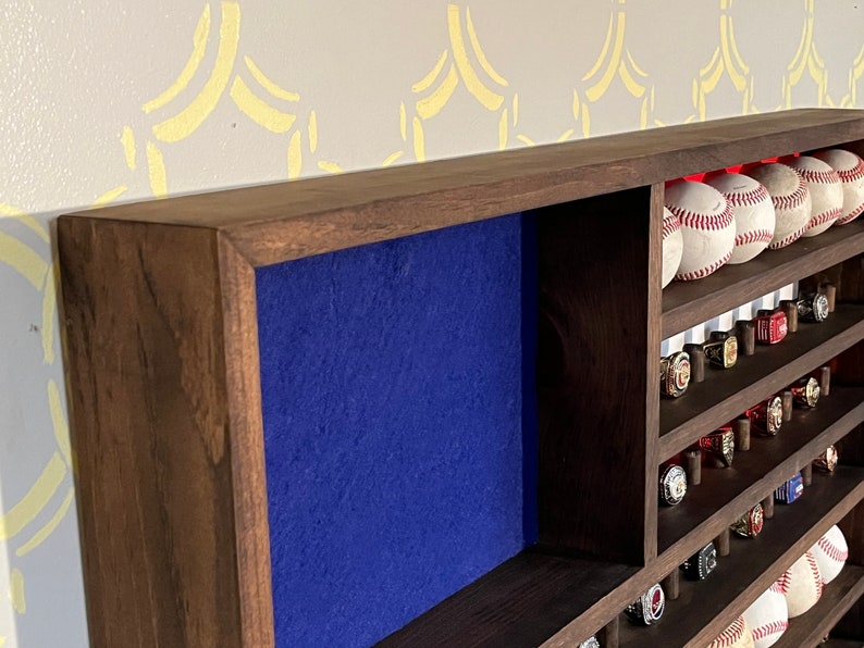 American Flag Baseball Ring Display - Etsy