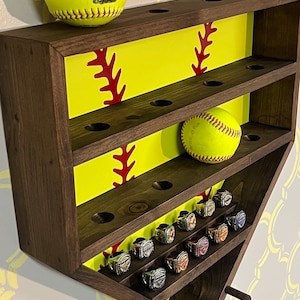 Softball Display (SB4) - Etsy