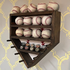 Baseball Homeplate Ring Ball Display (JR6) - Etsy