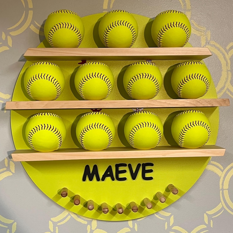 Softball Trophy Display - Etsy