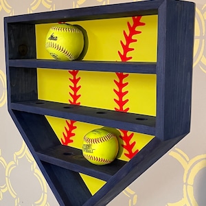 Softball Home Plate Display (SB1) - Etsy