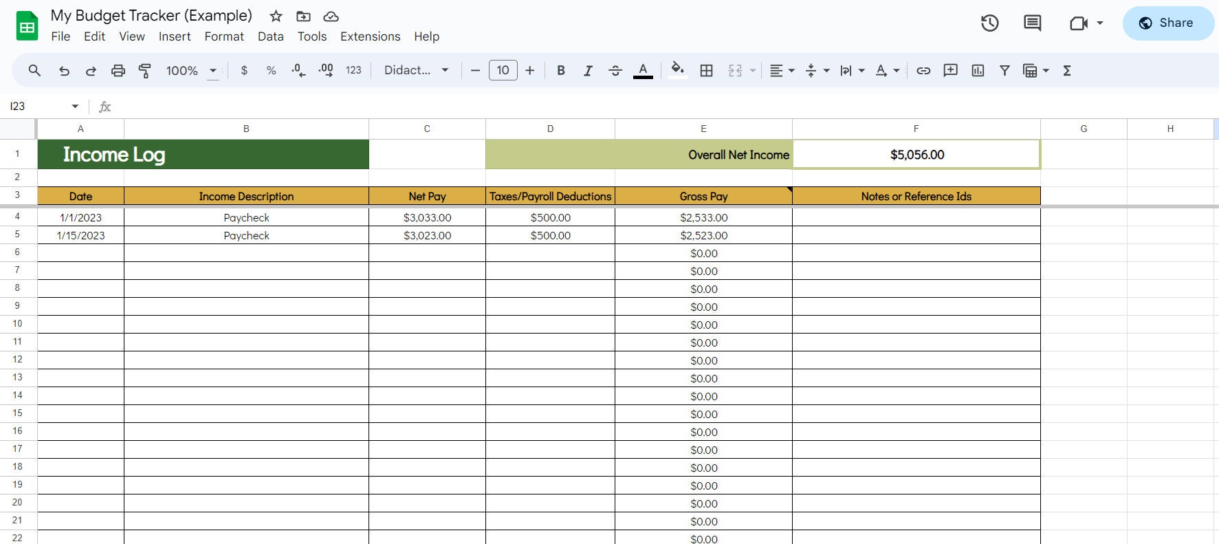Monthly Budget Tracking Google Sheet digital Download - Etsy