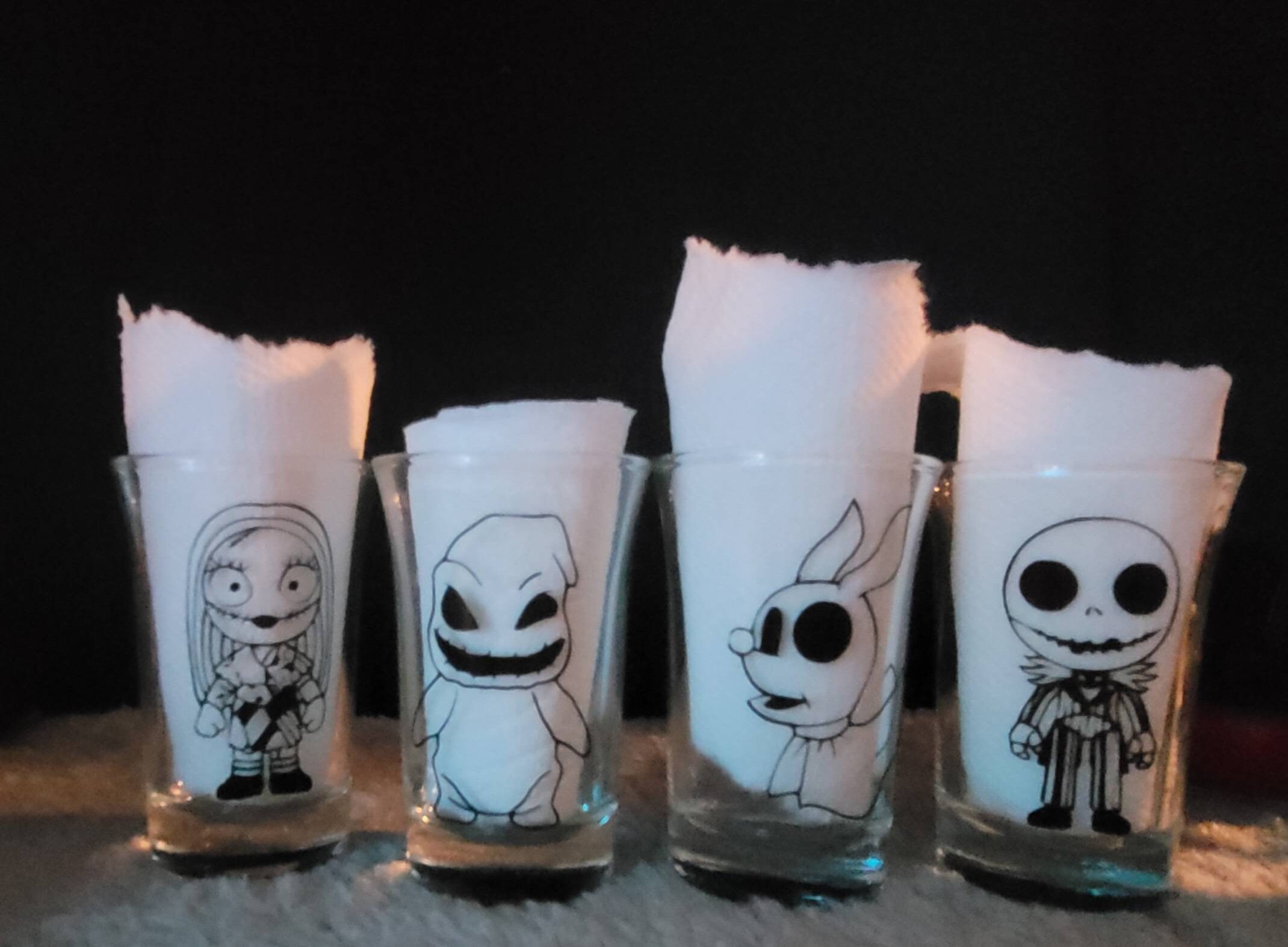 Nightmare Before Christmas Shot Glass - Etsy