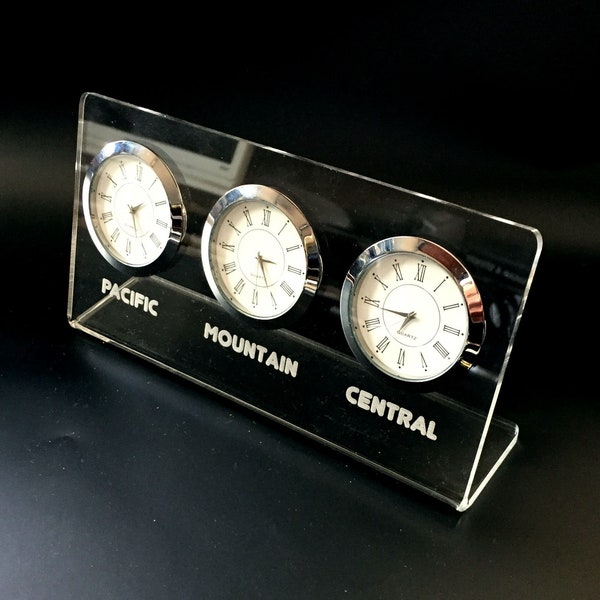 Acrylic Clock - Etsy