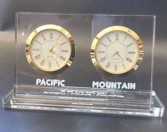 Clock Time Zone Labels - Etsy