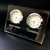 Time Zone Clock. 4 Customizable Zones. Optional Zone Labels. Personal ...