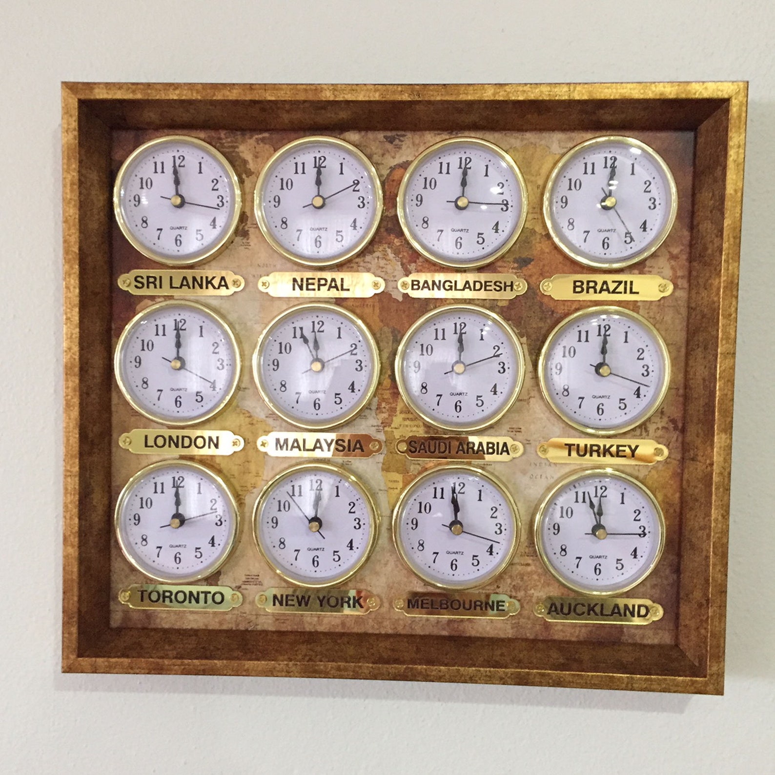 12 Zone Clocks. Multi Zone Times. Time Zone Clock. Custom Time Zone ...