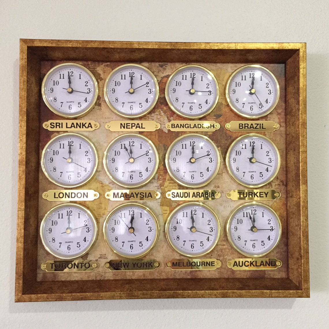 12 Zone Clocks. Multi Zone Times. Time Zone Clock. Custom Time Zone ...