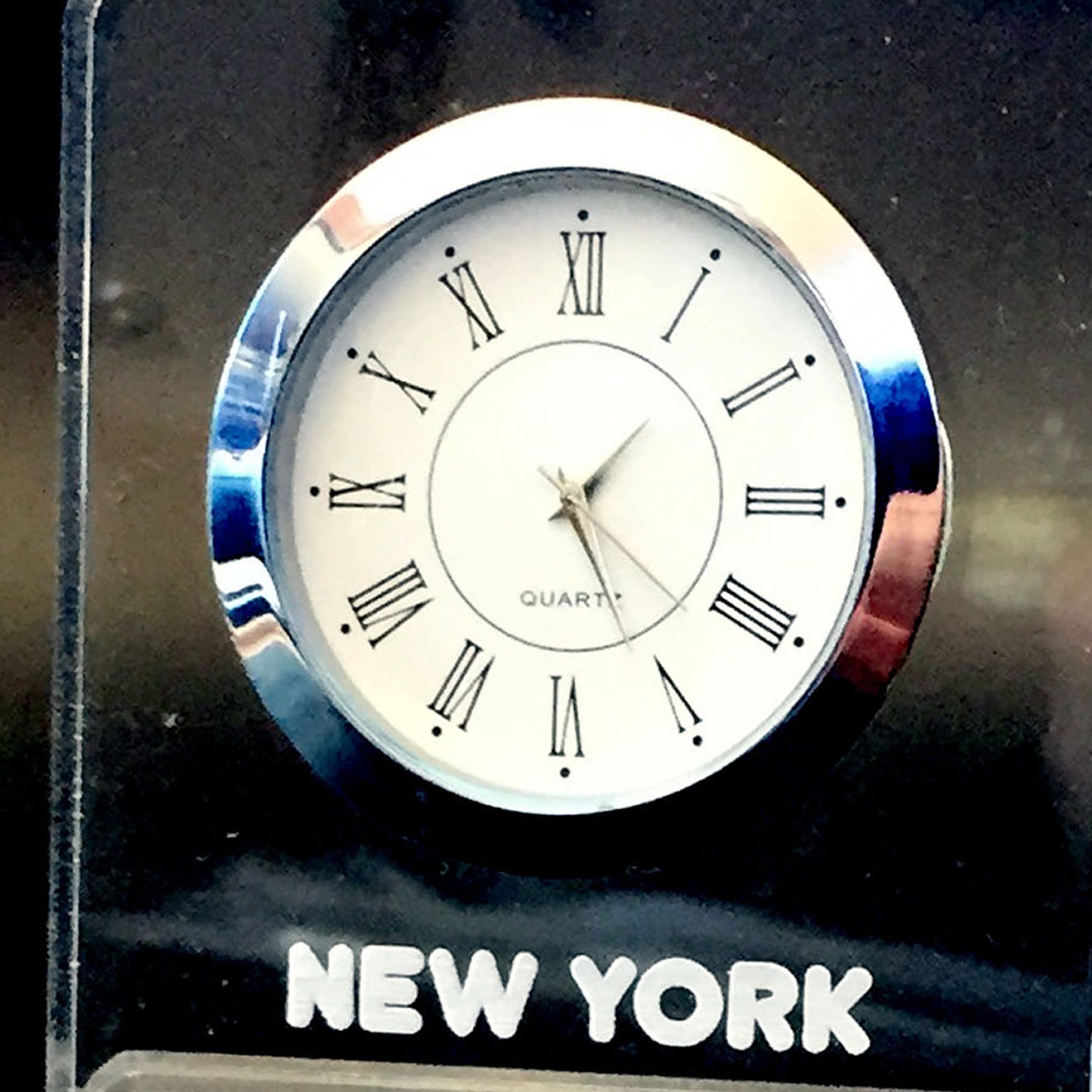Table Top 2 Clock. Customizable Labels. Time Zone Clock. Clear Acrylic ...