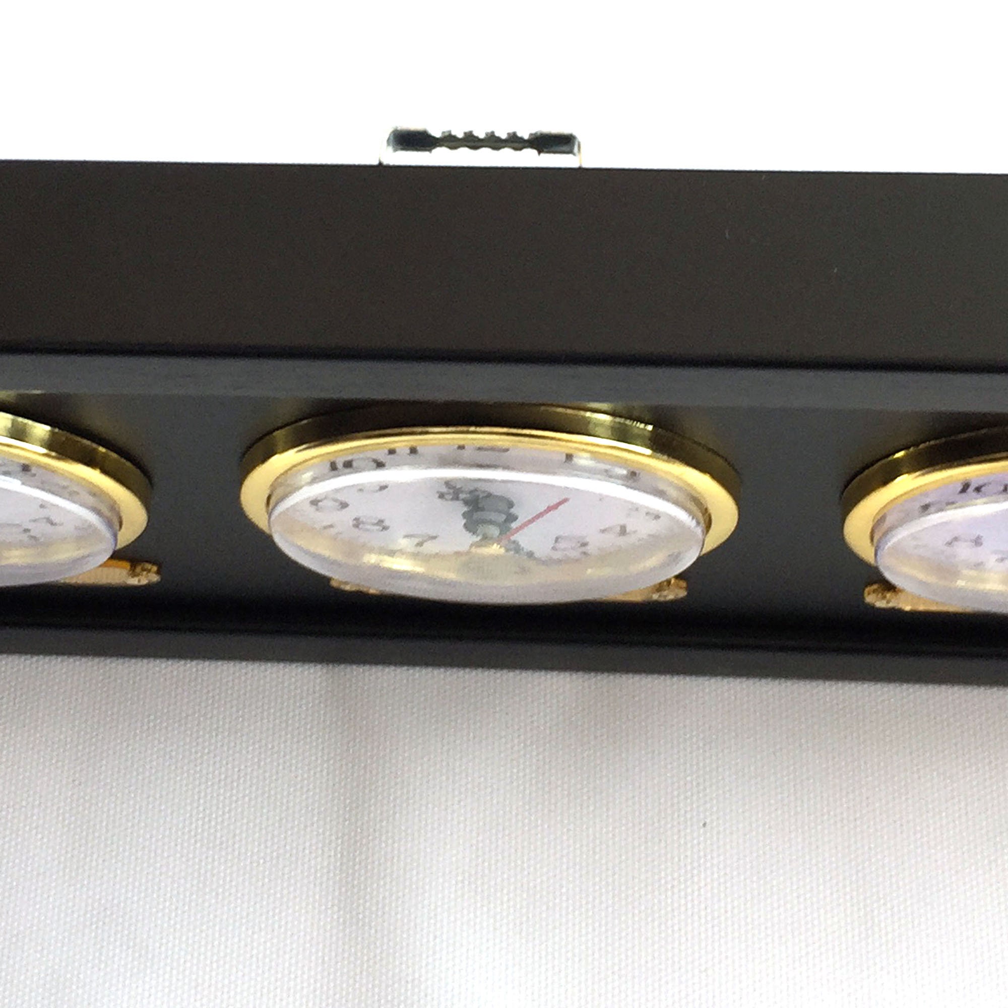 Black 5 Zone Wall Clock. Customizable 5 Zone Clock. Time Zone - Etsy