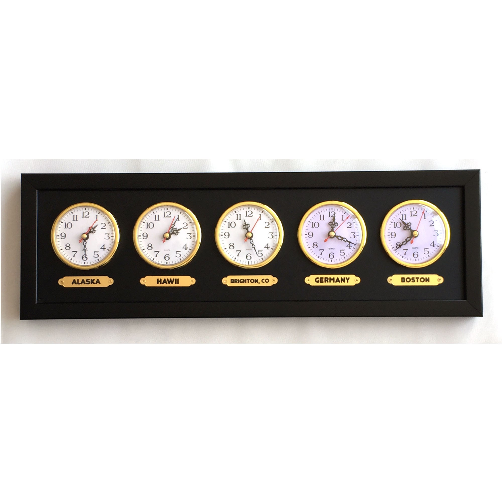 Product Listing Multiple Time Zone Wall Clocks, 46% OFF
