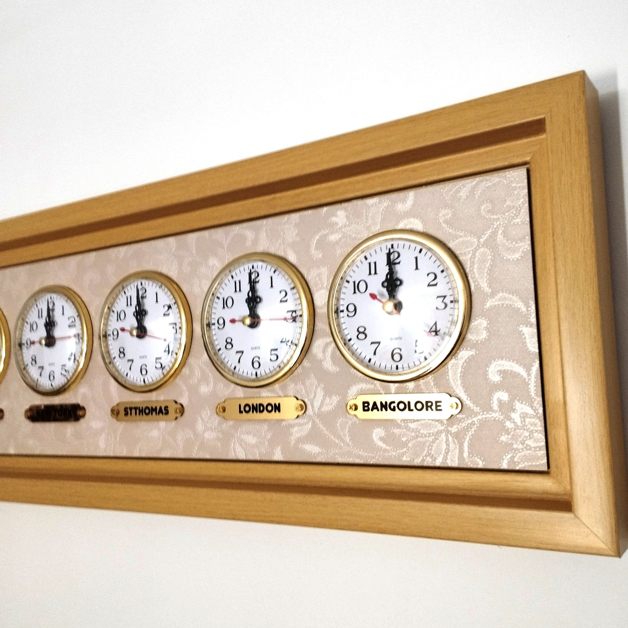 Time Zone Clock. 5 6 Zone Times. 5 or 6 Zone Clock. Custom Multi Time ...