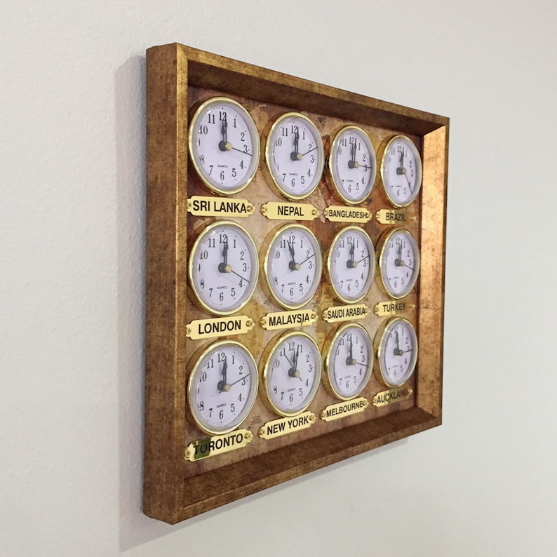 12 Zone Clocks. Multi Zone Times. Time Zone Clock. Custom Time Zone ...