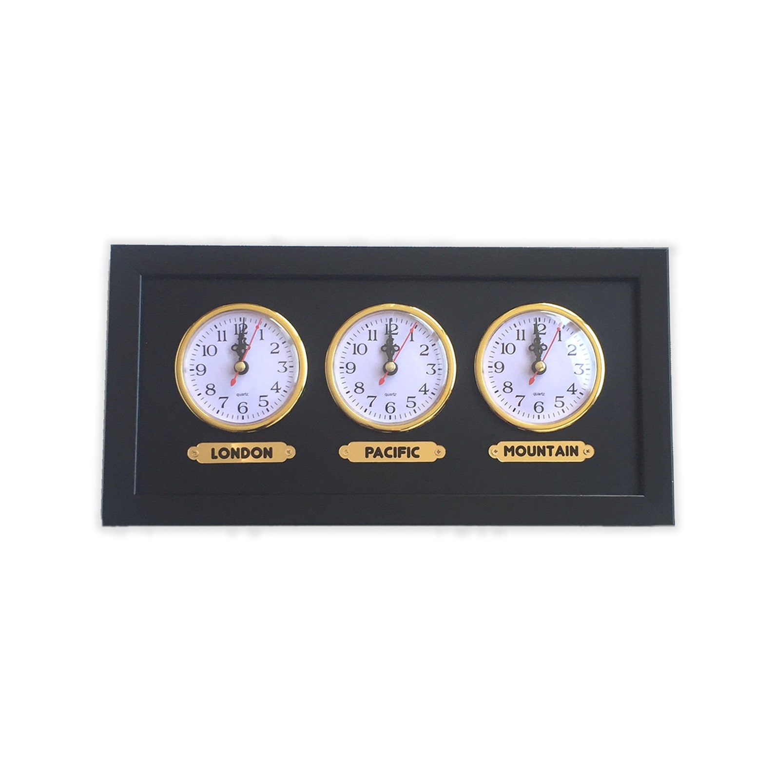 Multi Zone Clock. Custom Time Zone. You Can Print the Name, Region or ...