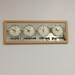 4 Zone Clock With Mirror. You Can Print the Name, Region or City You ...