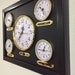 Customizable 41 Time Zone Clock. Multiple Customizable Wall Clocks for 5 Regions or Cities. Wall ...