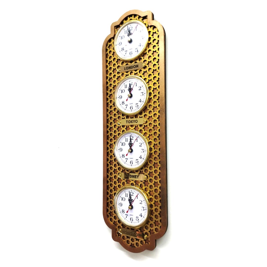 Time Zone Clock. 4 Zone Times. Multi Zone Clock. Custom Time Zone Clock ...