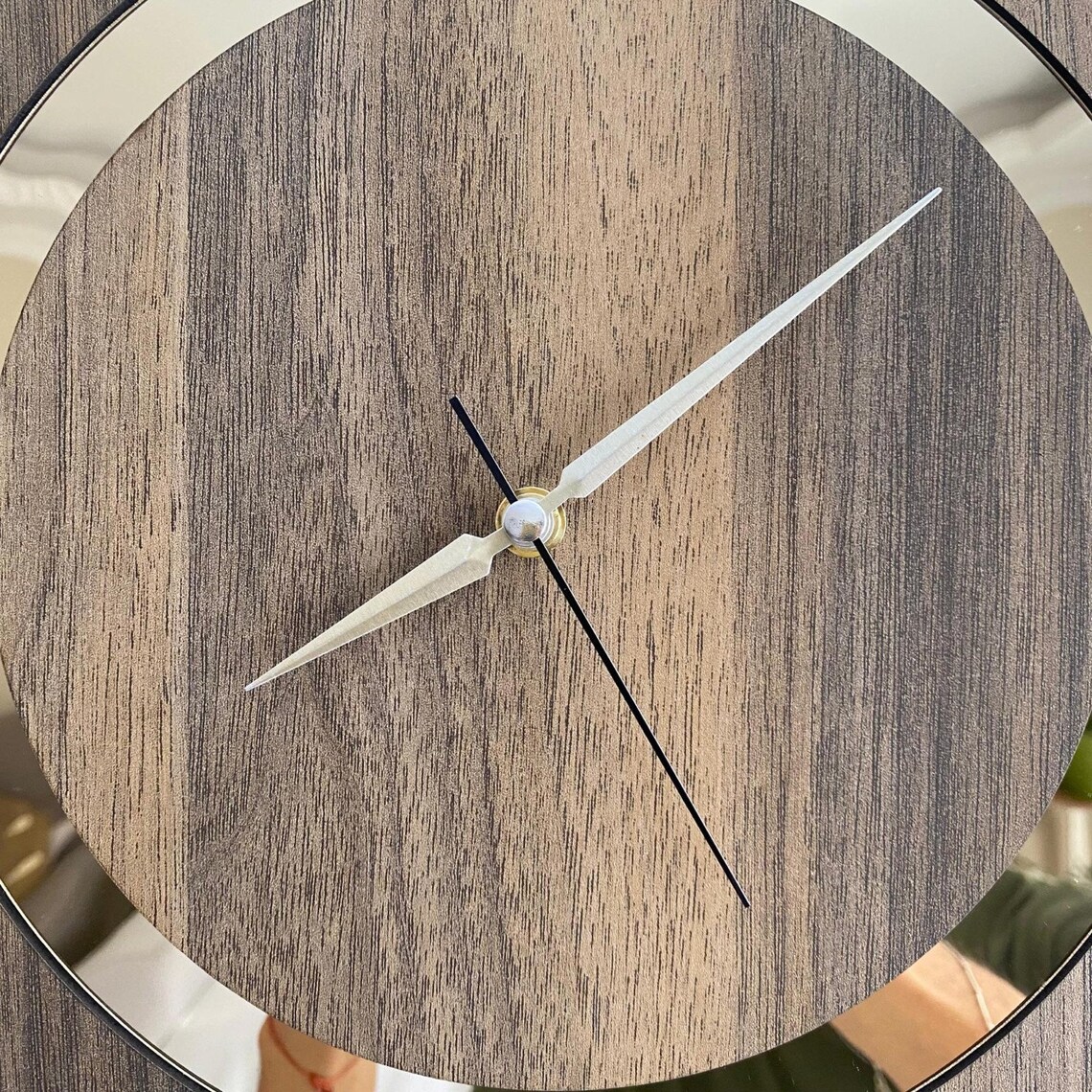 Wall Clock, Round Wall Clock, Wooden Wall Clock, Wall Decor, Color Wall ...