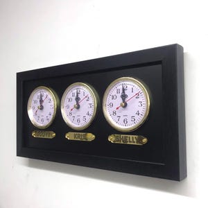 Multi Zone Clock. Custom Time Zone. You Can Print the Name, Region or ...