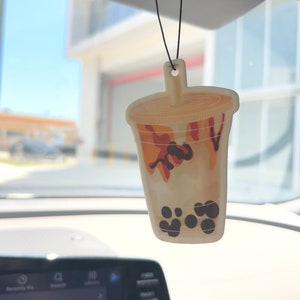 Boba Tea Cute Car Air Freshener Coffee Scented Cute Car Decor and Gifts ...