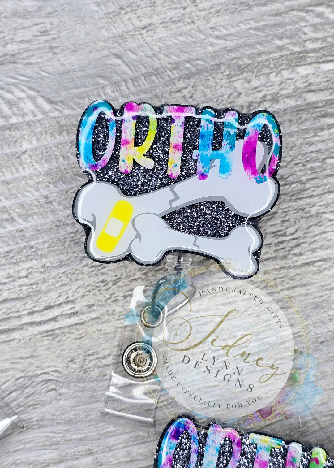 Ortho Badge Reel - 90's Inspired - Etsy