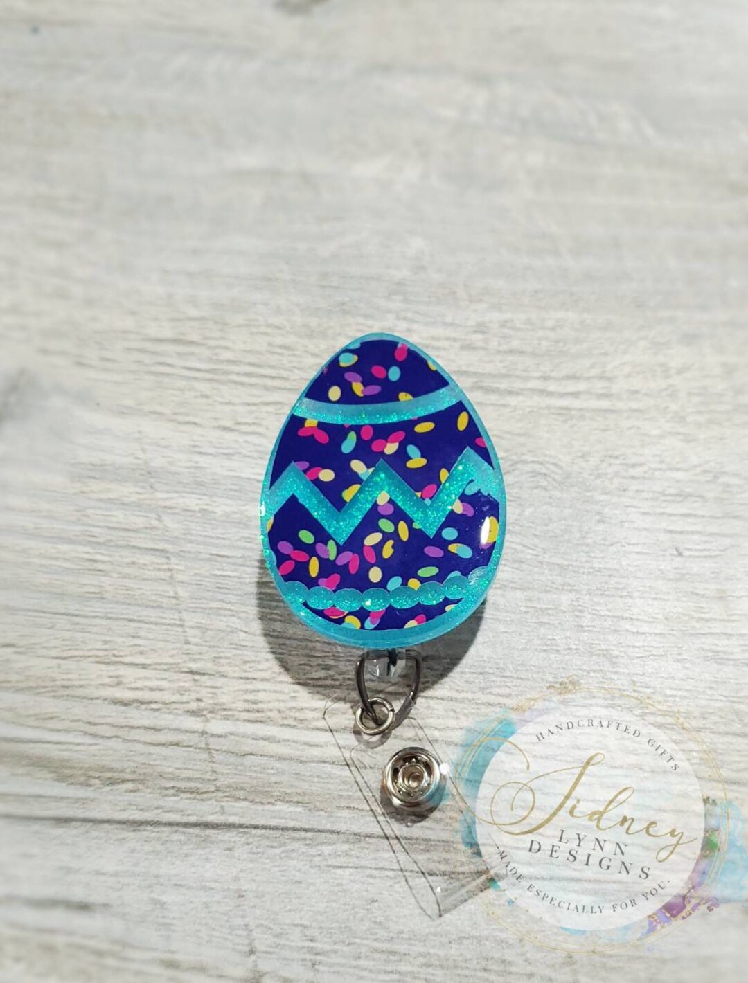 Easter Egg Badge Reel - Etsy