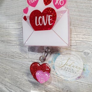 Valentines Badge Reel - Love Letter - Etsy