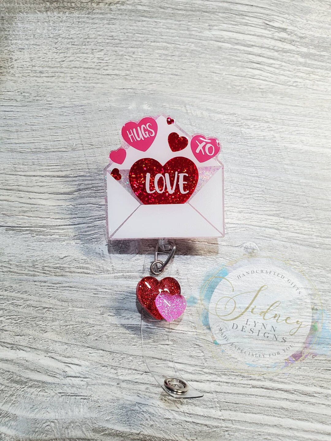 Valentines Badge Reel - Love Letter - Etsy