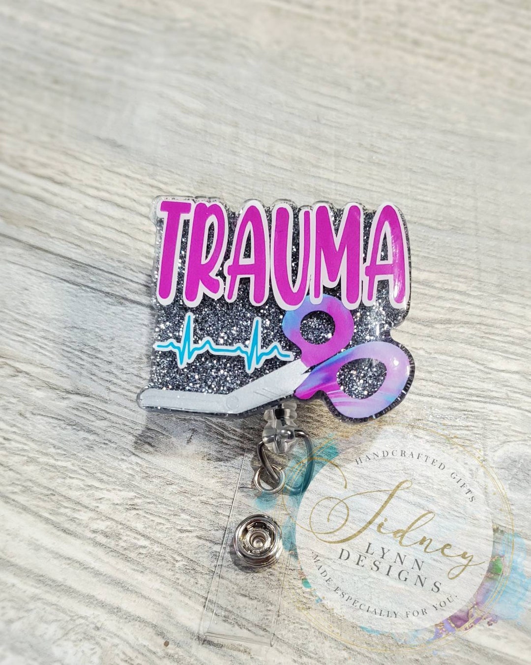 Trauma Badge Reel - Etsy