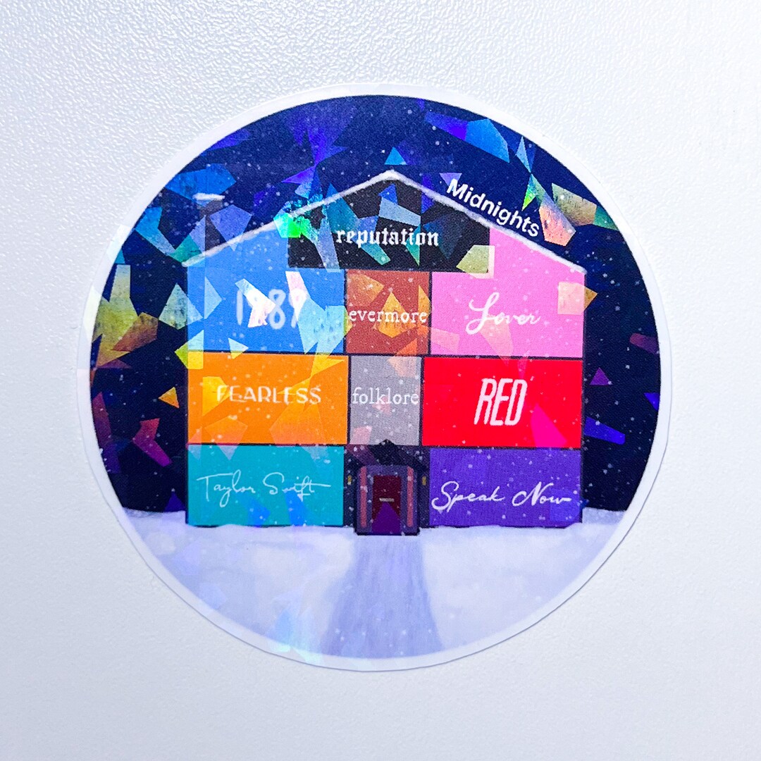 The Eras Tour Lover House Taylor Swift Eras Sticker - Etsy