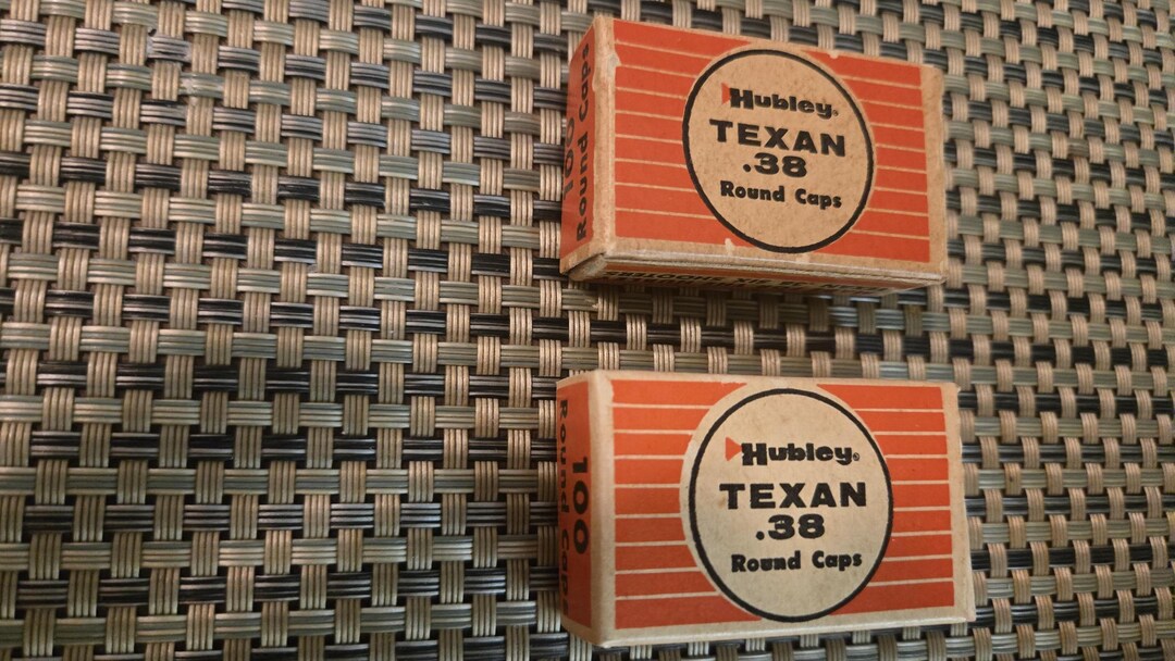 Hubley Texan .38 Round Caps - Etsy