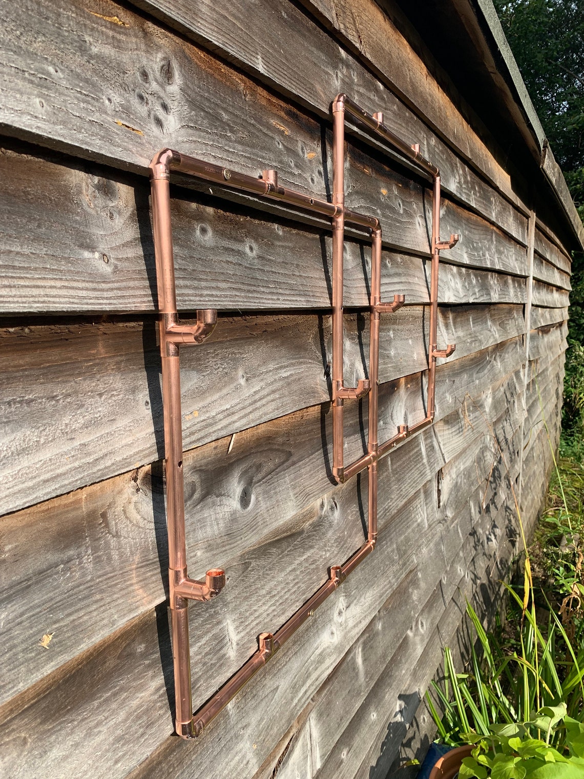 Plant Pot Wall Frame Plant Pot Holder Copper Plant Frame | Etsy