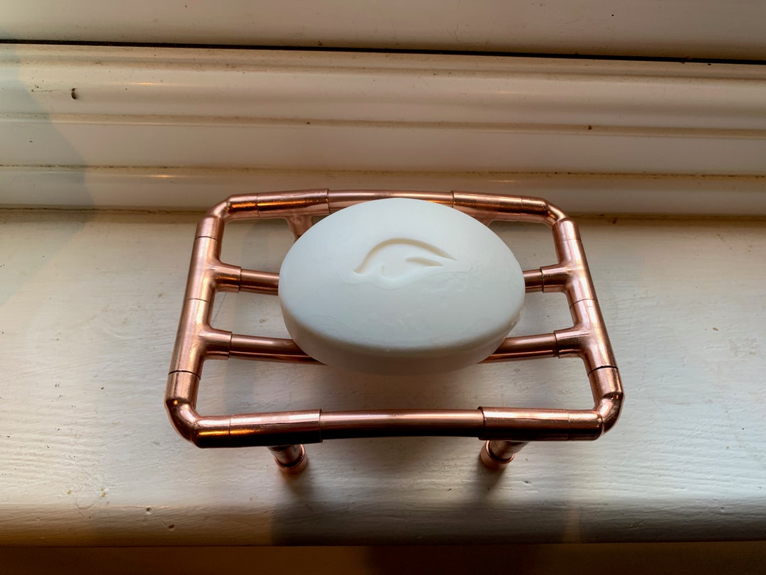 Handmade Copper Soap Dish: Bathroom Soap Bar Holder - Etsy