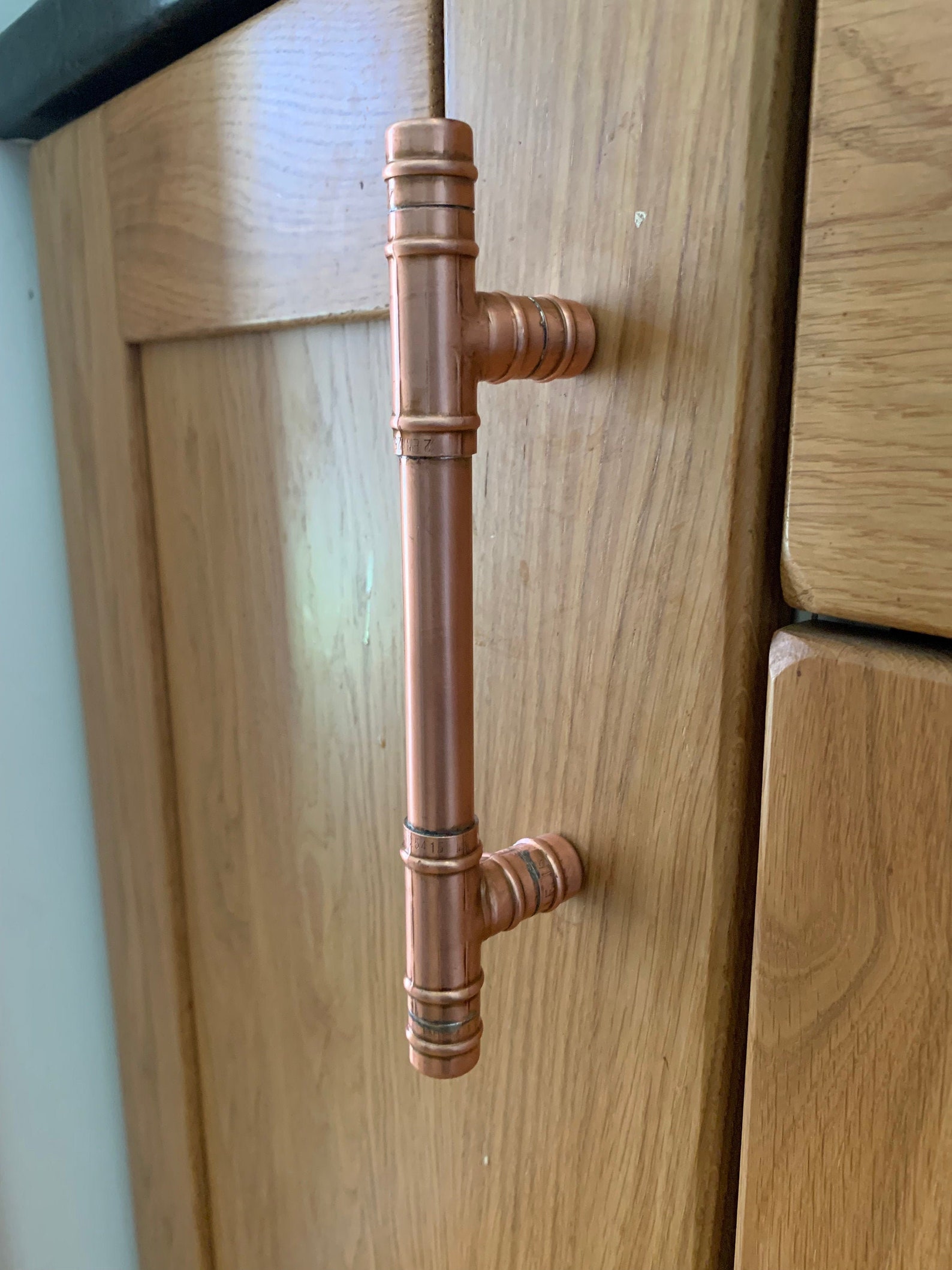 Door Handles Kitchen Handles Handmade Copper Kitchen Door - Etsy