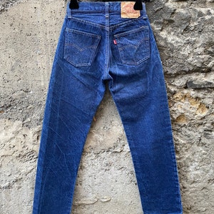Levis 501 Selvedge Redline Vintage W24 L30 Dark Blue Raw 70s - Etsy