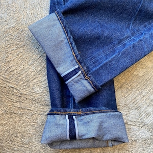 Levis 501 Selvedge Redline Vintage W24 L30 Dark Blue Raw 70s - Etsy