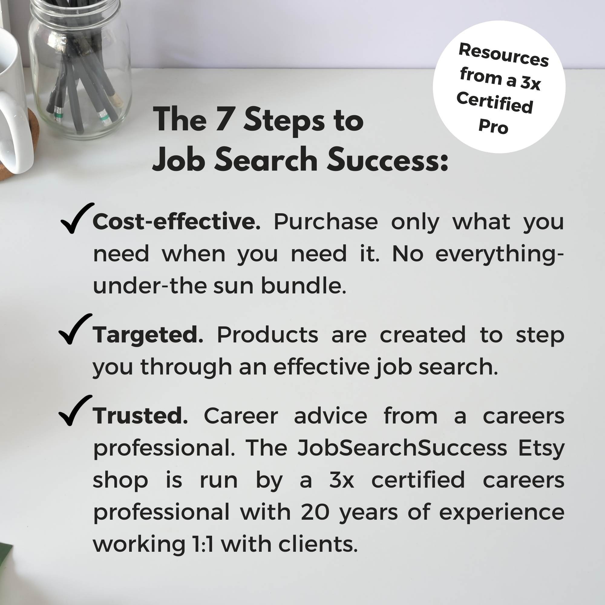 Mindset Job Search Planner Page | Instant Download PDF | Focus and ...