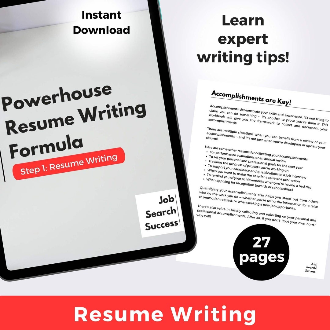 Resume Prep Template | Professional Resume Writing STAR Technique PDF ...