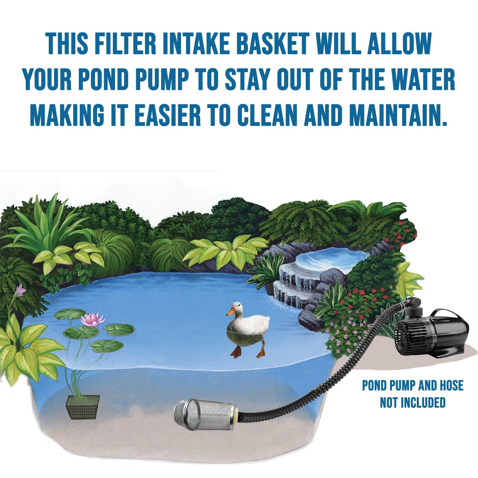 Pond Pump Intake Inflow Basket Screen Made of Steel - Hand Crafted - Etsy