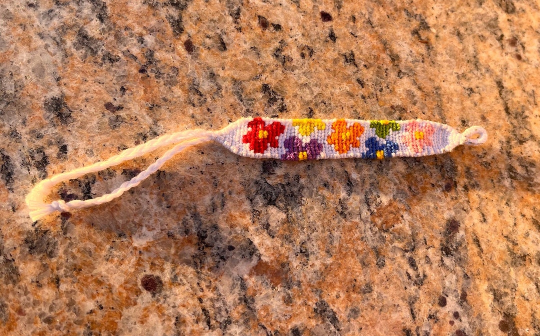 Flower Scramble Friendship Bracelet - Etsy