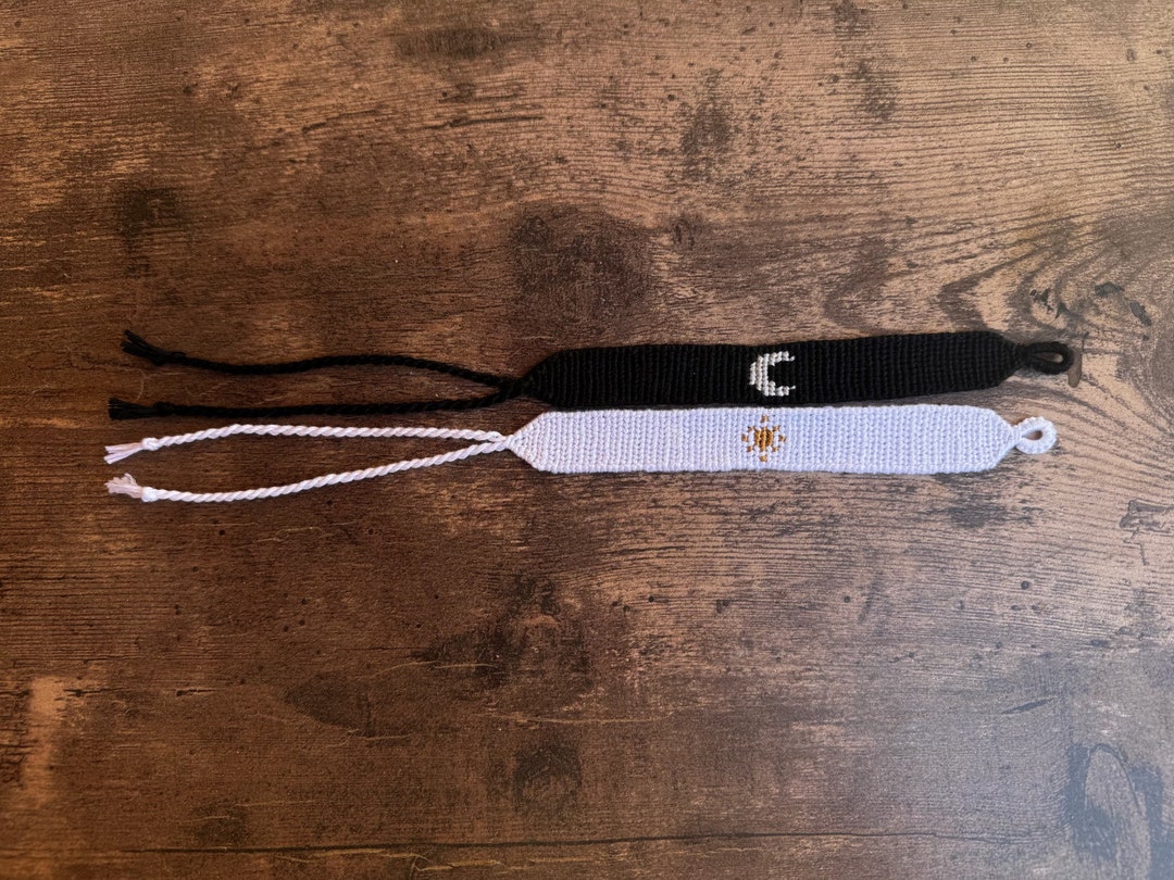 Sun and Moon Friendship Bracelets - Etsy