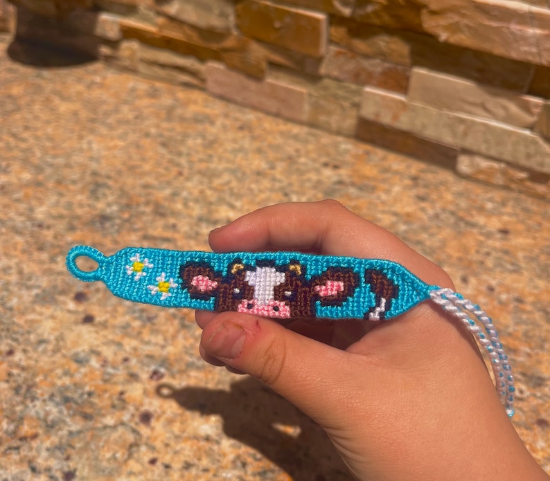 Daisy Cow Friendship Bracelet - Etsy