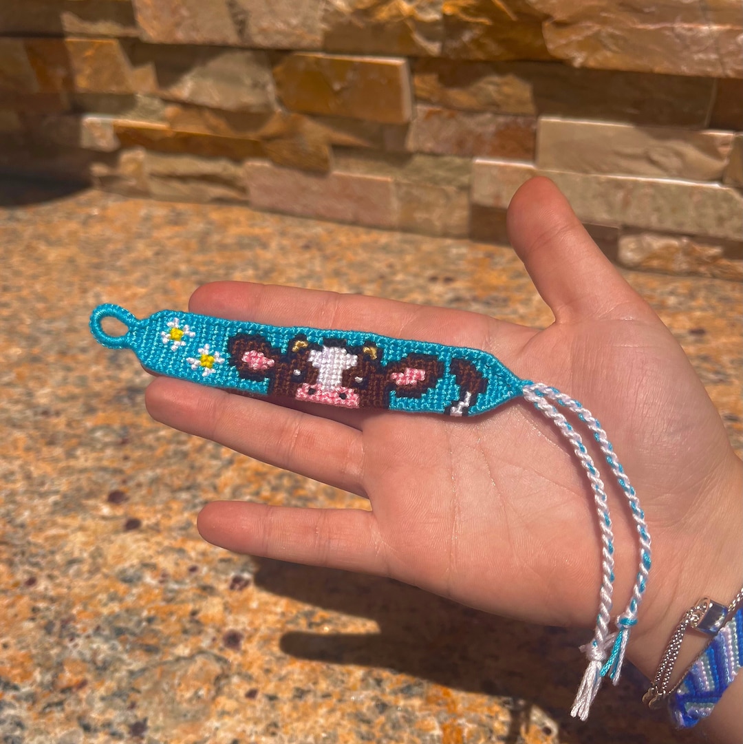 Daisy Cow Friendship Bracelet - Etsy