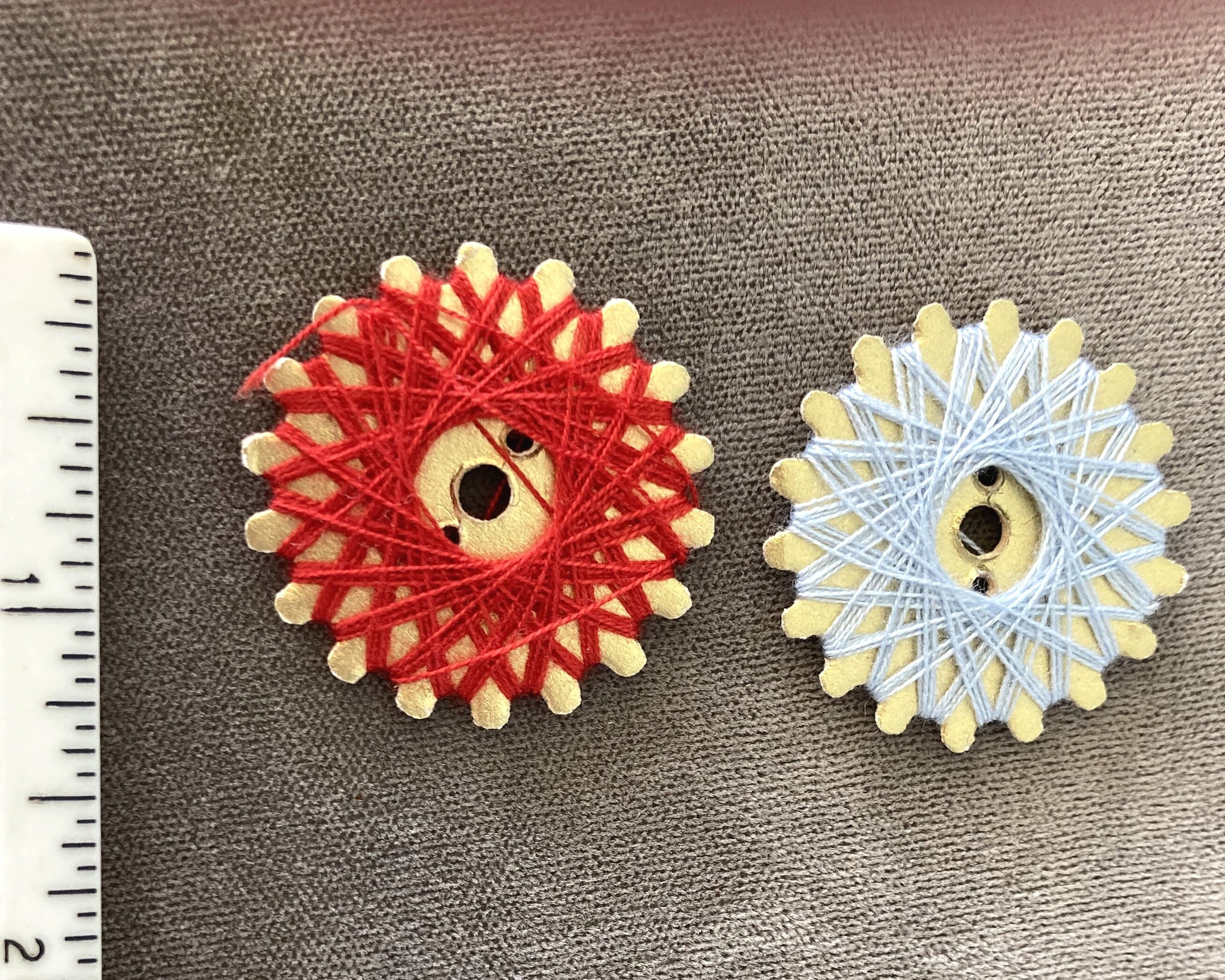 Antique Silk Thread Winder X 2, French, Dainty, Colorful, Complete * C ...