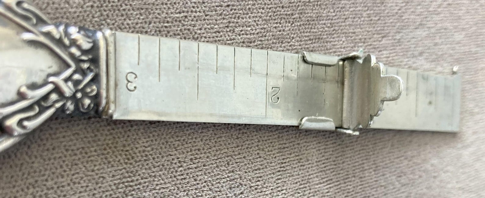 Antique Sterling Hem Gauge, Ruler, by Webster, Heart Shaped Top - Etsy