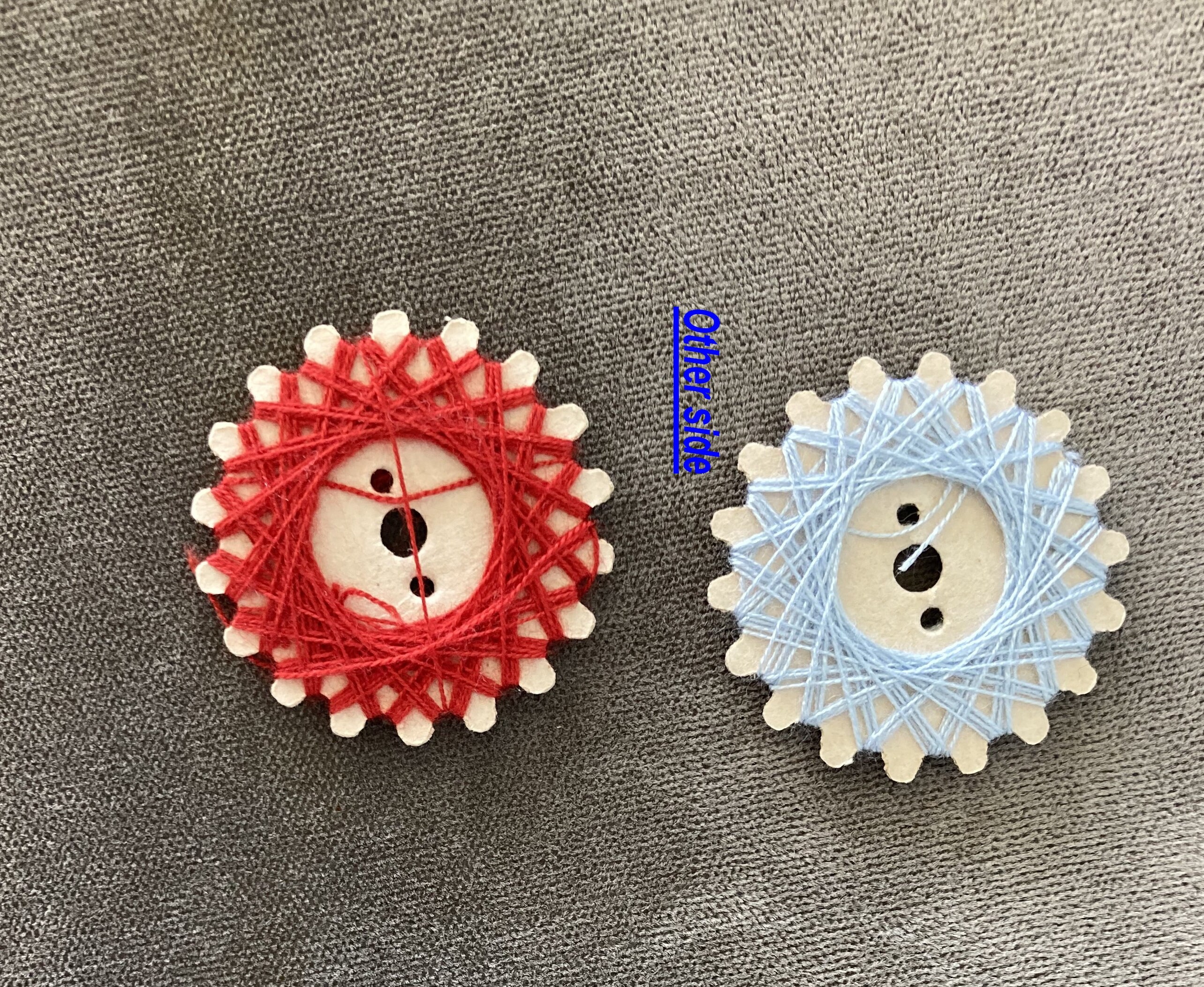 Antique Silk Thread Winder X 2, French, Dainty, Colorful, Complete * C ...