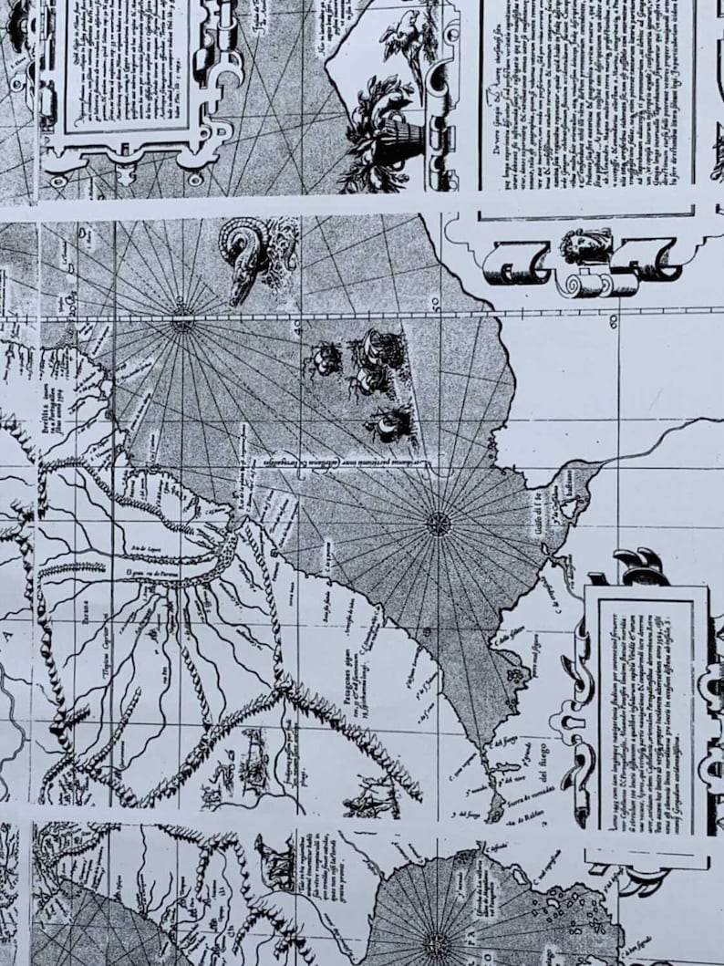 Mercator World Map of 1569 (composite) - Etsy