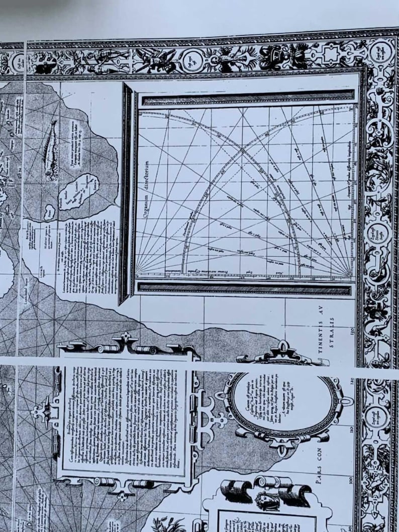 Mercator World Map of 1569 (composite) - Etsy